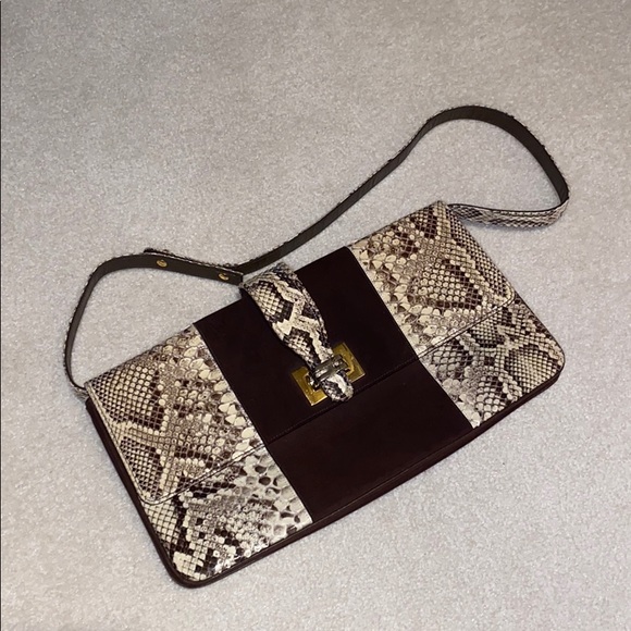 Bags | Cute Snake Skin Clutch Purse | Poshmark